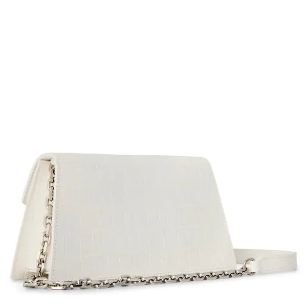 Alexander McQueen Alex Skull Mini Bag - White Silver