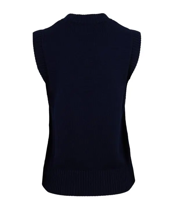 AMI Paris Sleeveless V-neck Waistcoat With Heart Logo