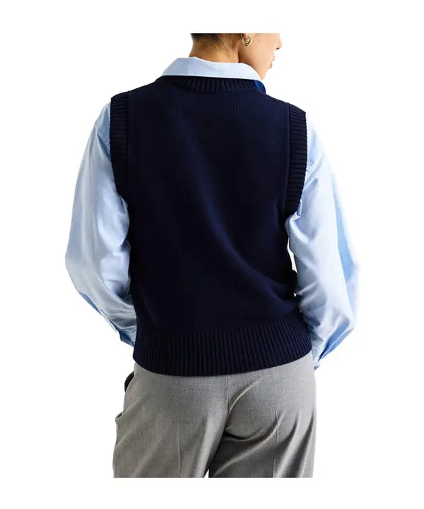 AMI Paris Sleeveless V-neck Waistcoat With Heart Logo