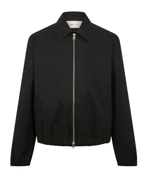AMI Paris Embossed Harrington Jacket