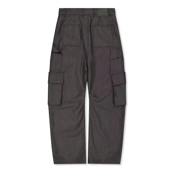 Balenciaga High-waisted Wide Leg Cargo Trousers