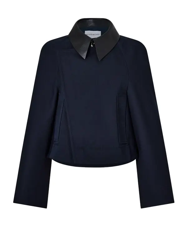 Givenchy Cropped Tailored Jacket - Black