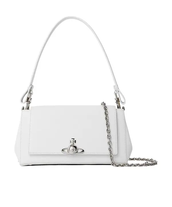 VIVIENNE WESTWOOD Medium Shoulder Bag - White
