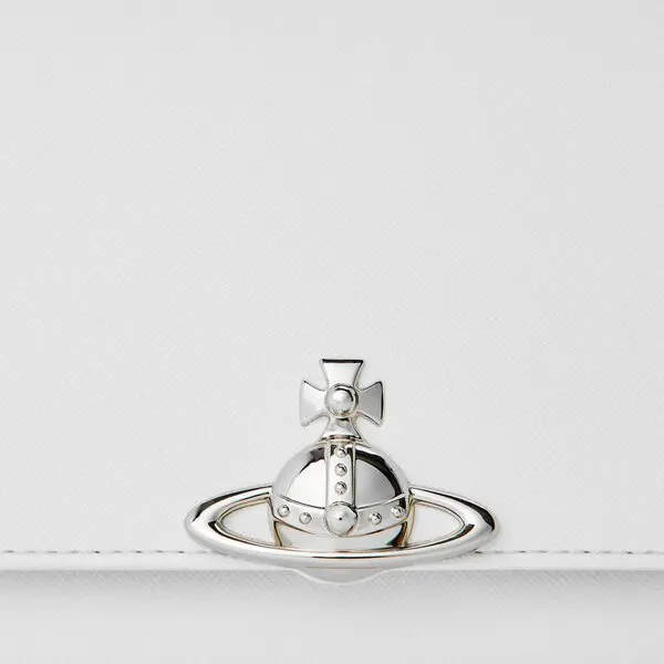 VIVIENNE WESTWOOD Medium Shoulder Bag - White