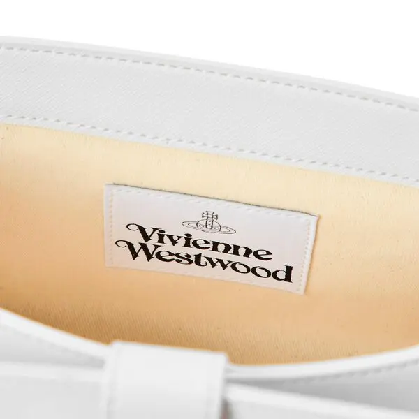 VIVIENNE WESTWOOD Medium Shoulder Bag - White