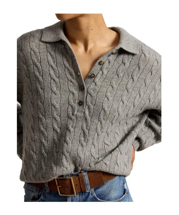Polo Ralph Lauren Sweater Polo Knitted Long Sleeve Shirt