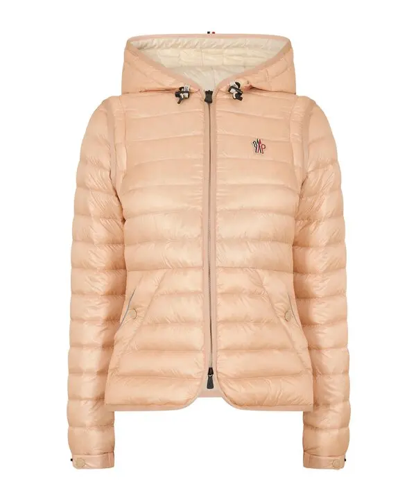 Moncler Quilted Down Hooded Jacket