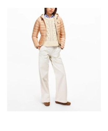 Moncler Quilted Down Hooded Jacket
