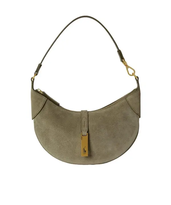 Polo Ralph Lauren Solid Color Mini Shoulder Bag - Green