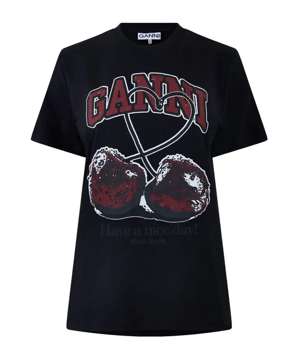GANNI Versatile Printed T-shirt