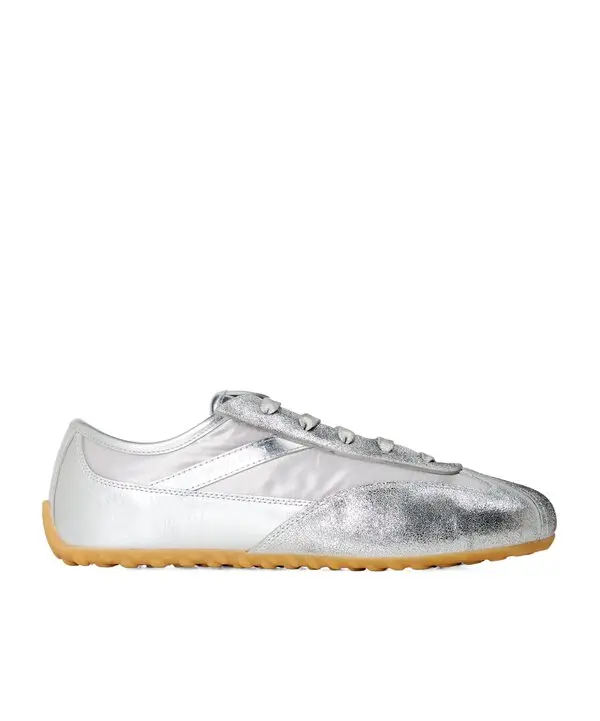 Alexander McQueen Alex Low Pro Runner Sneakers - Silver