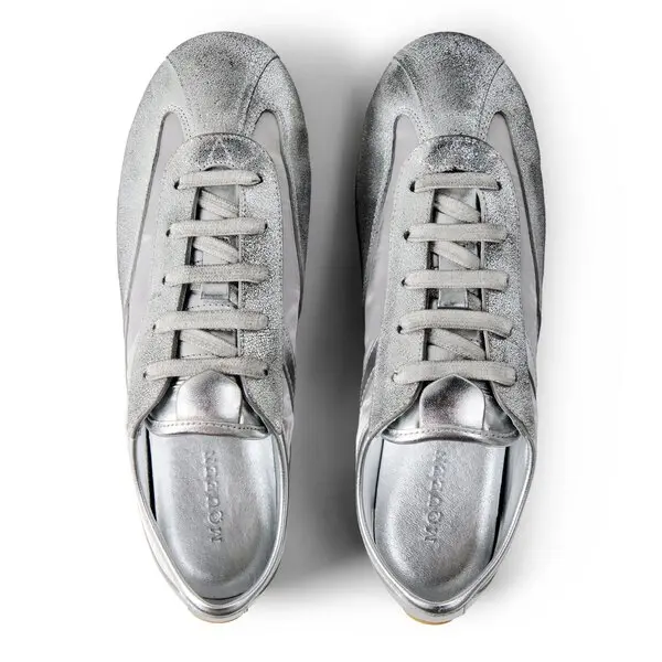 Alexander McQueen Alex Low Pro Runner Sneakers - Silver