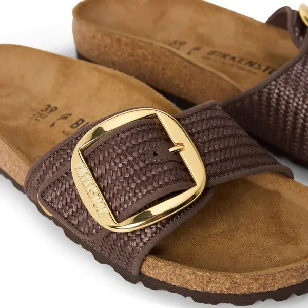 BIRKENSTOCK Madrid Raffia Flat Sandals
