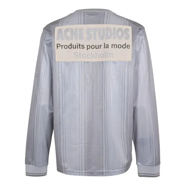 Acne Studios Long Sleeve T-shirt - Gray