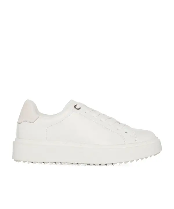 Steve Madden Low Top Platform Sneakers With Serrated Soles