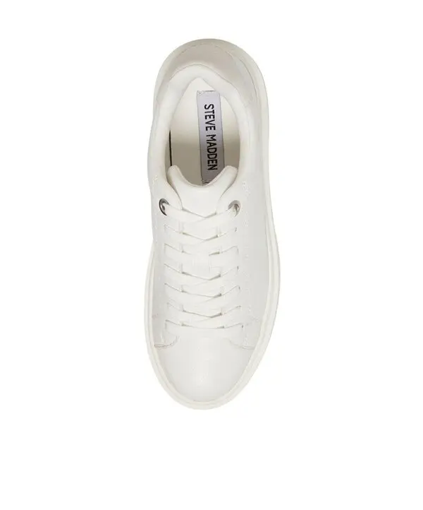 Steve Madden Low Top Platform Sneakers With Serrated Soles
