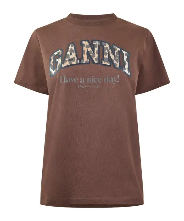 GANNI Loosecomfortable T-shirt