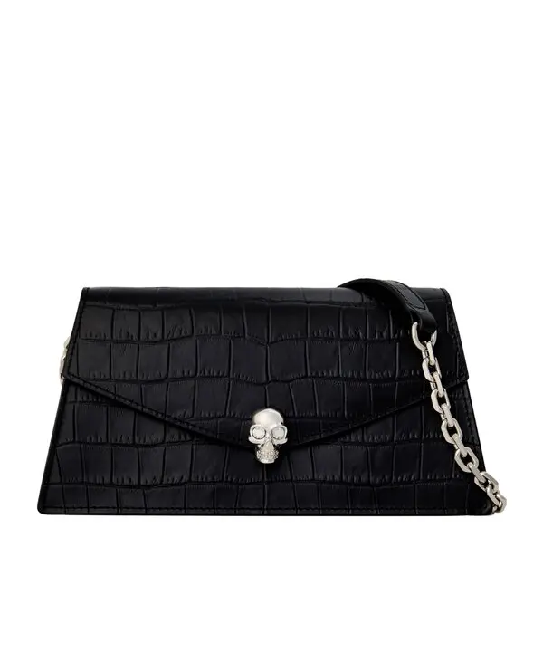 Alexander McQueen Alex Skull Mini Bag - Black Silver