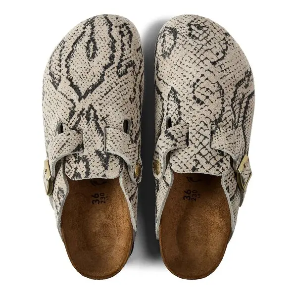BIRKENSTOCK Boston Suede Flat Sandals