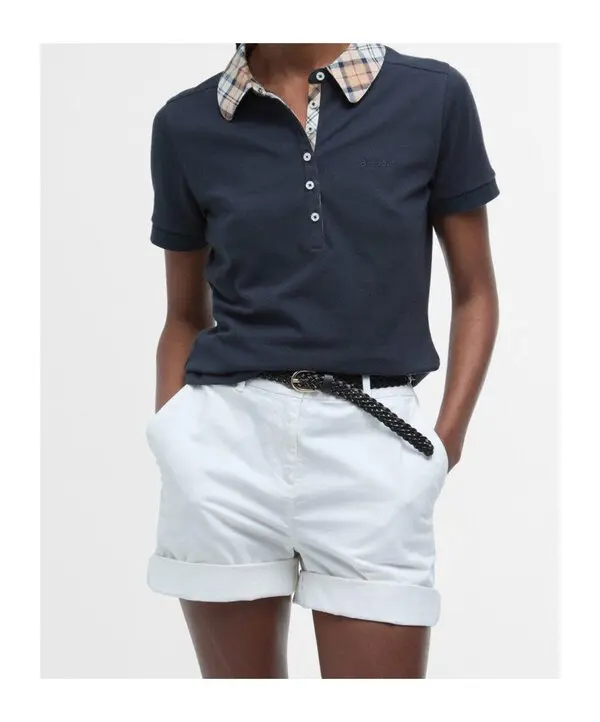 Barbour Short-sleeved Button-front Polo Shirt