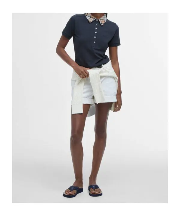 Barbour Short-sleeved Button-front Polo Shirt