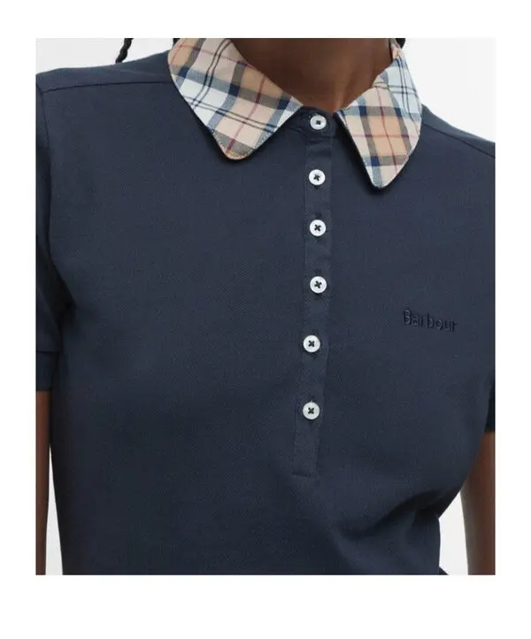 Barbour Short-sleeved Button-front Polo Shirt