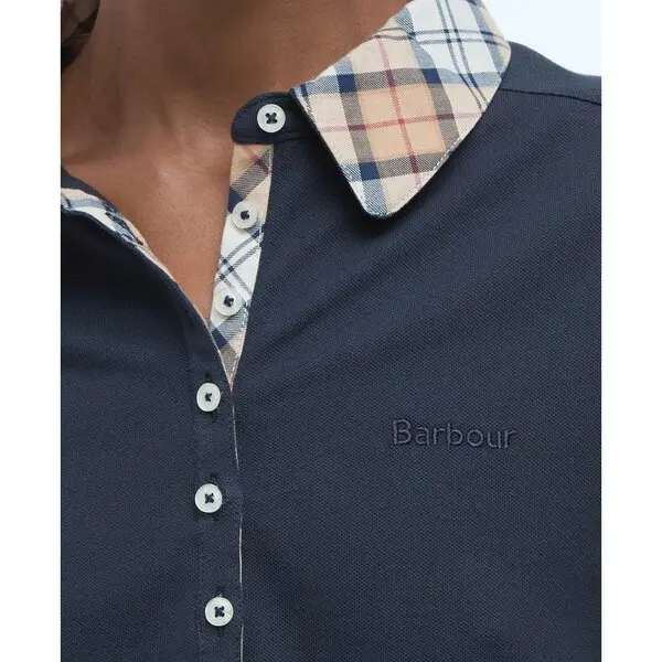 Barbour Short-sleeved Button-front Polo Shirt