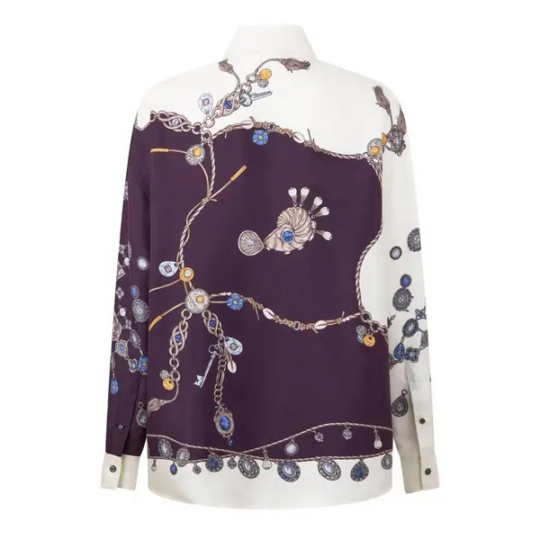 Versace Long-sleeve Printed Shirt