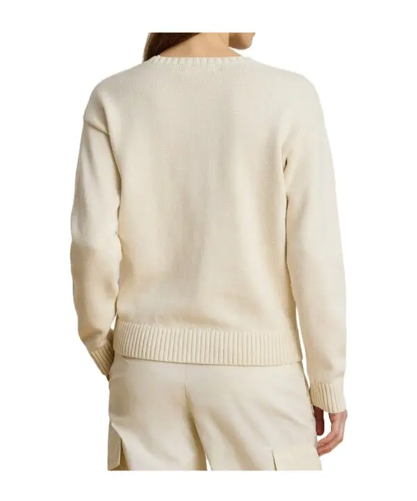 Ralph Lauren Crew Neck Jumper With Dog Motif