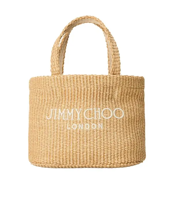 JIMMY CHOO Straw Woven Handbag