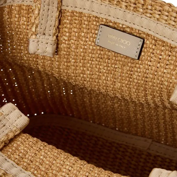 JIMMY CHOO Straw Woven Handbag