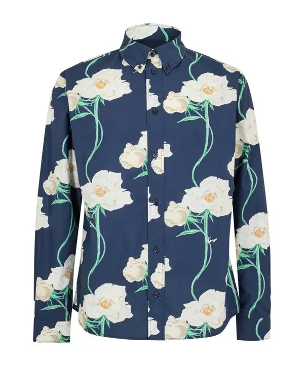 Kenzo Long-sleeve Printed Shirt
