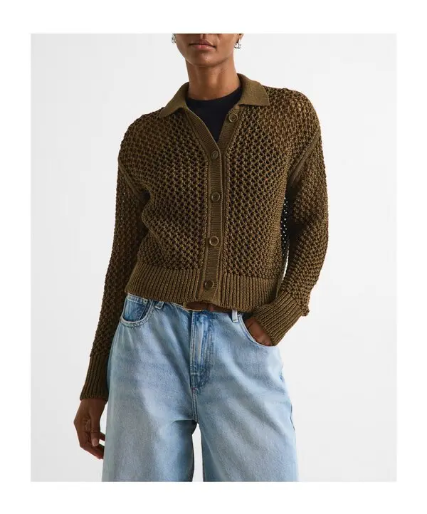 Max Mara Wool Cardigan With Collared Neck