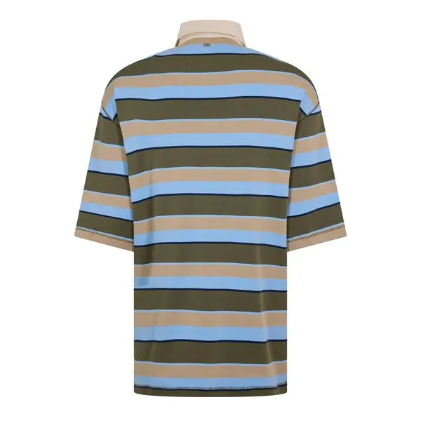 AMI Paris Loose Short-sleeve Polo Shirt