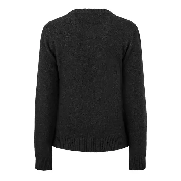 GANNI Teddy Bear Intarsia Knit Crewneck Sweater