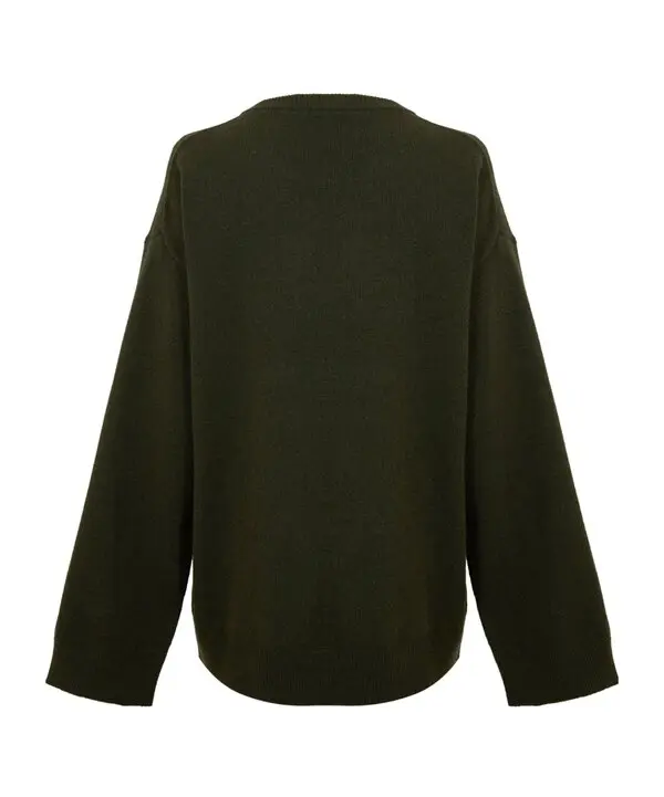 GANNI Oversized Graphic Jumper With Cherry Motif
