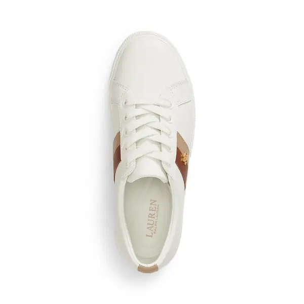 Ralph Lauren Janson Leather Court Trainers