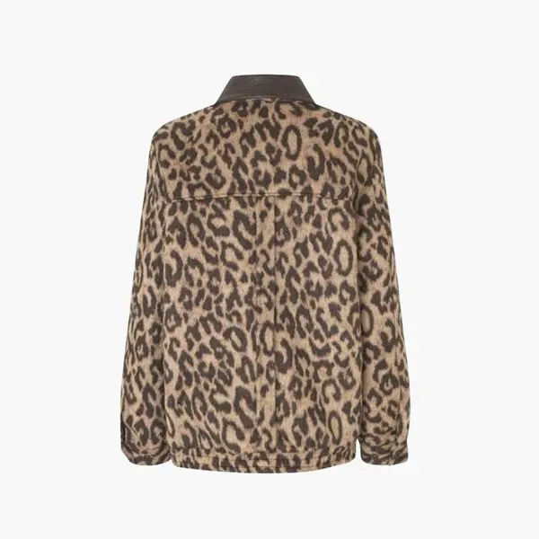 Baum Und Pferdgarten Leopard Print Zip-up Jacket