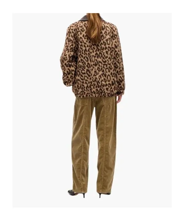 Baum Und Pferdgarten Leopard Print Zip-up Jacket