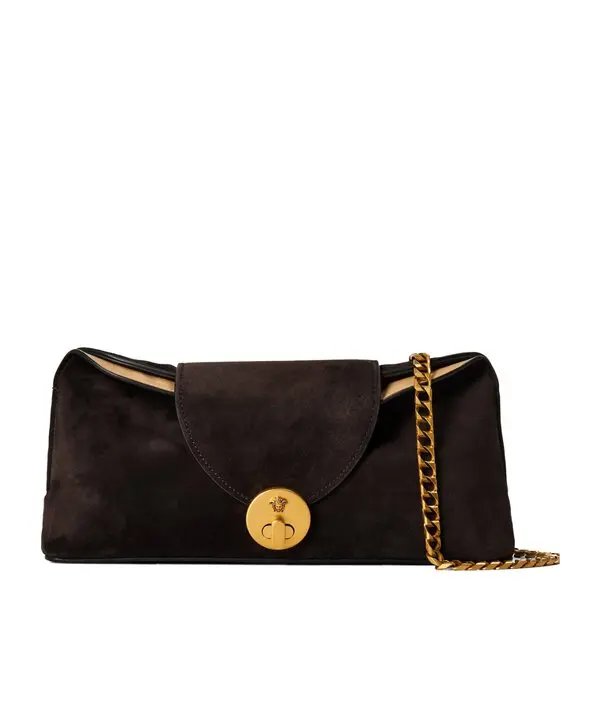 Versace Solid Color Shoulder Bag