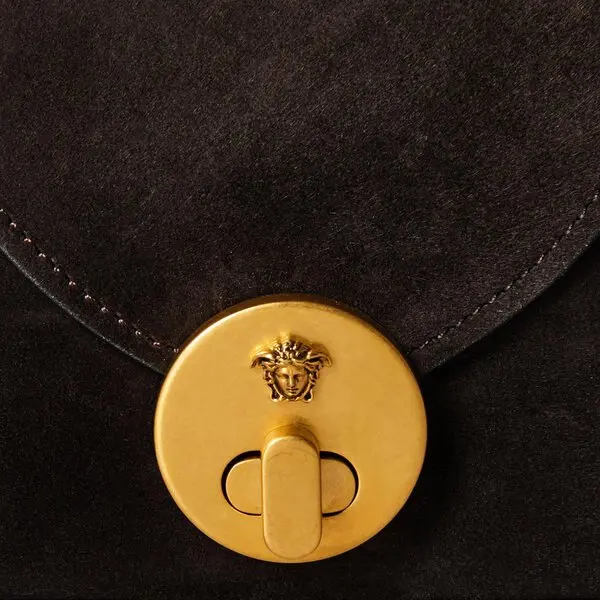 Versace Solid Color Shoulder Bag