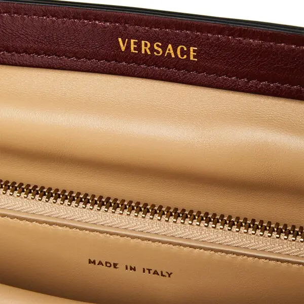 Versace Solid Color Shoulder Bag