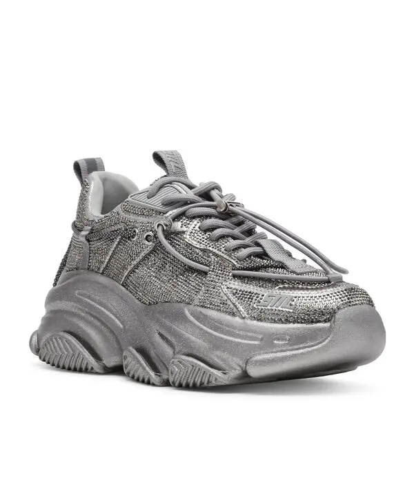 Steve Madden Embellished Glitter Dad Sneakers