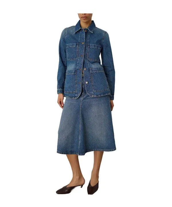 Soeur Denim Jacket - Blue