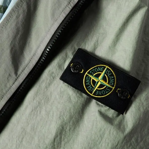 Stone Island Windproof Long Coat With Membrana Fabric