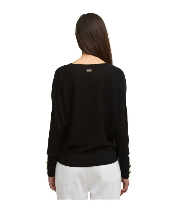 Barbour International Cowl Neck Batwing Sleeve Pullover