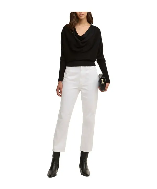 Barbour International Cowl Neck Batwing Sleeve Pullover