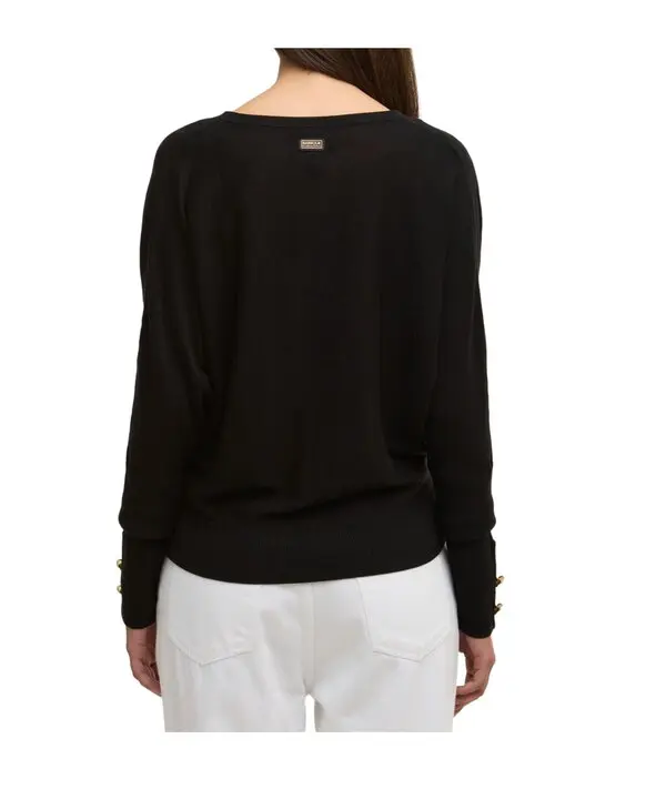 Barbour International Cowl Neck Batwing Sleeve Pullover
