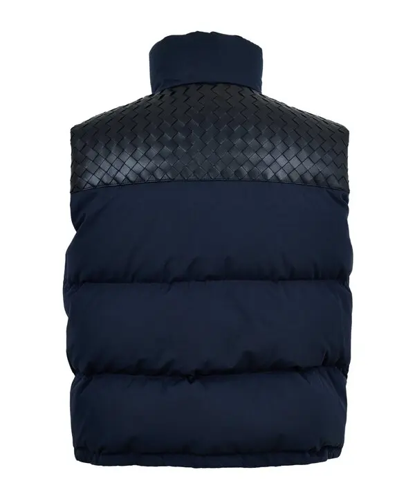 Bottega Veneta Intreccio Weave Sleeveless Gilet