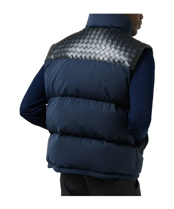 Bottega Veneta Intreccio Weave Sleeveless Gilet